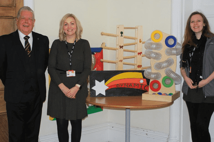 Dynamic Wrexham Presented £2,500 - North Wales Freemasons